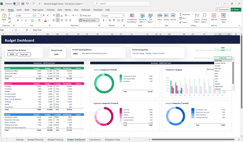 Buy Ultimate Excel Personal Budget by B3 on Selar