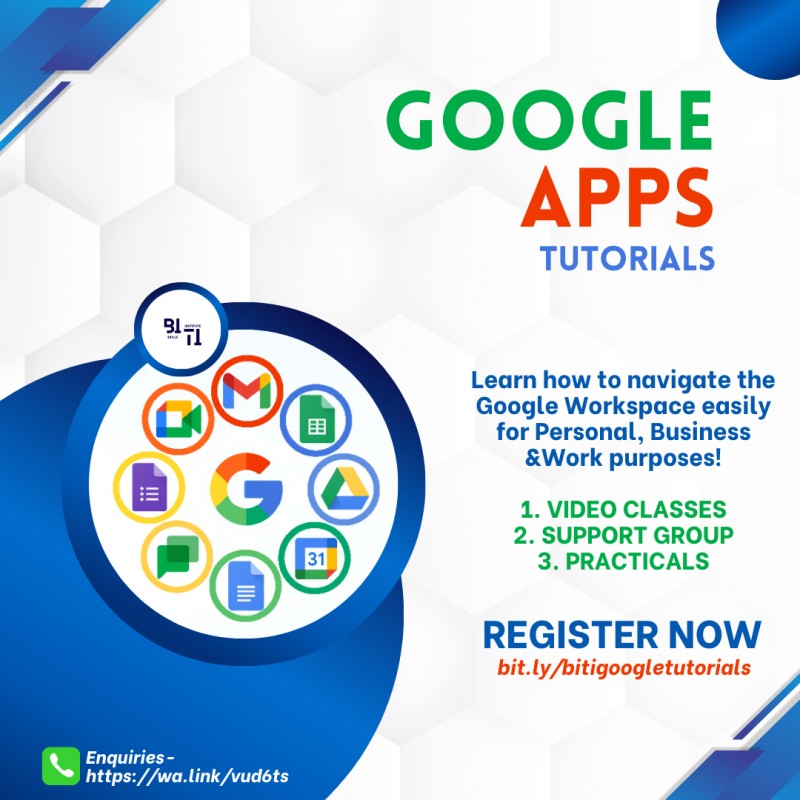 Buy GOOGLE APPS TUTORIAL- BUNDLE 2 by BITI SKILLS INSTITUTE on Selar