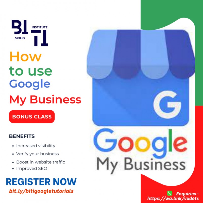 Get HOW TO USE GOOGLE MY BUSINESS by BITI SKILLS INSTITUTE on Selar