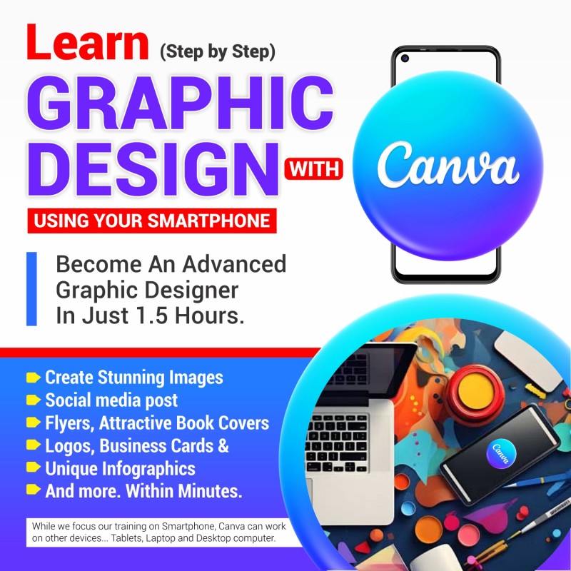 Buy LEARN GRAPHIC DESIGN WITH CANVA (Step by Step) by BUZZMEDIA ...