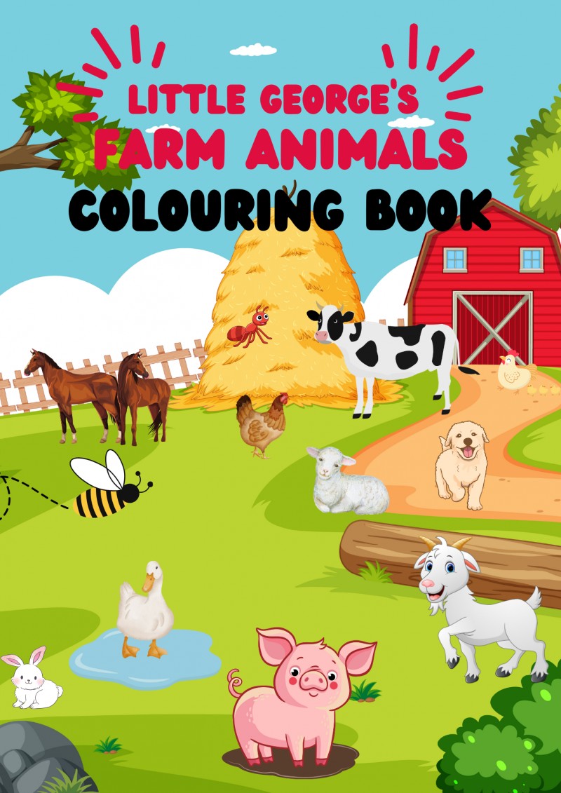 Buy Little George's Farm Animals (Colouring Book) by BelsDigitalStore ...