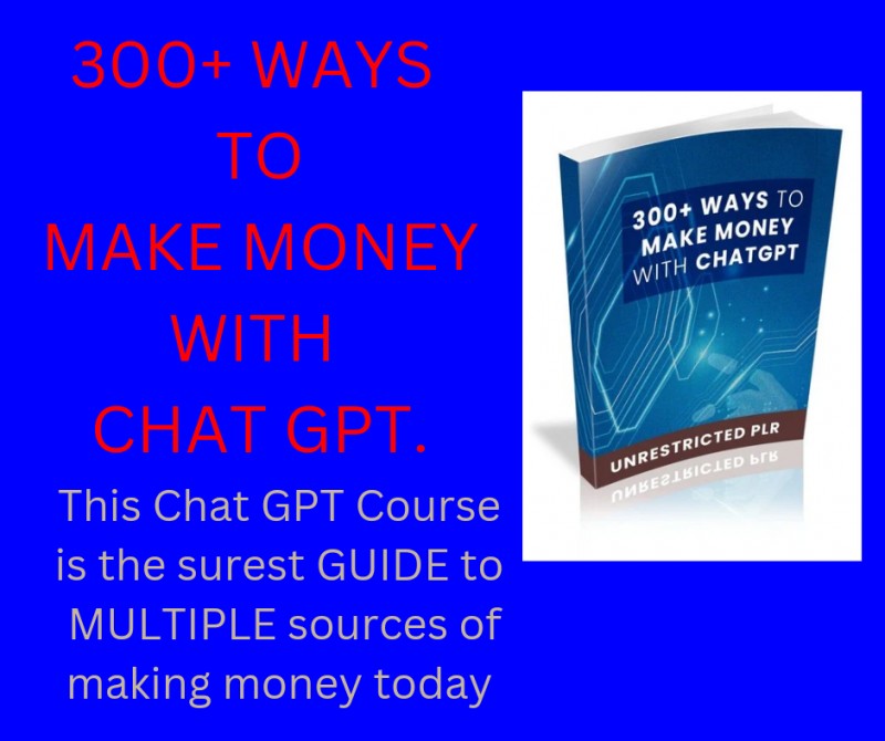 Buy 300+ WAYS TO MAKE MONEY WITH CHAT GPT by ALLIED DIGITAL STORES on Selar