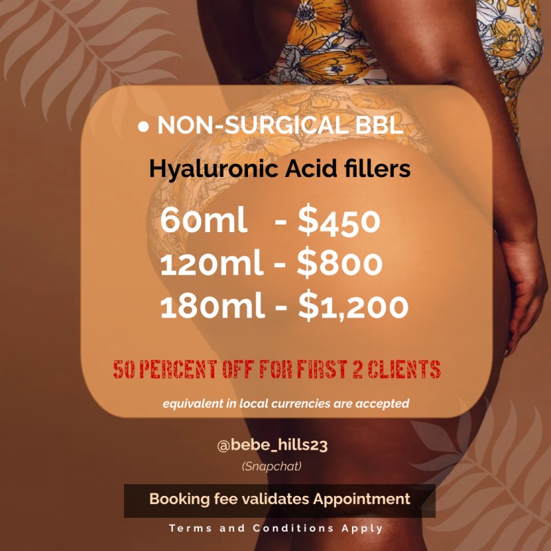 Buy Reservation for 180ml Non-surgical BBL by Credeno on Selar