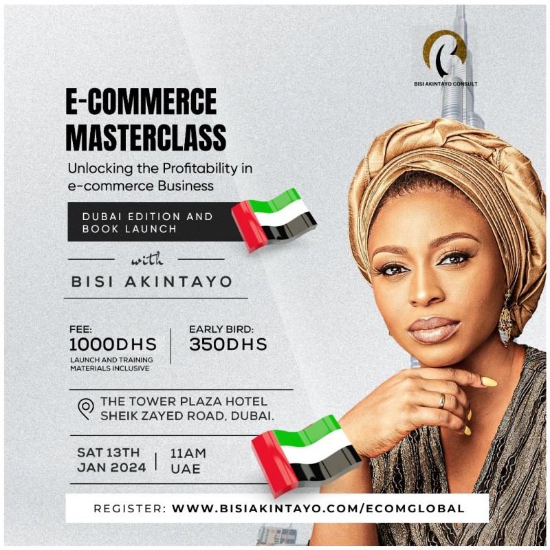 Buy E-commerce Masterclass Dubai Discount by Bisi Akintayo on Selar