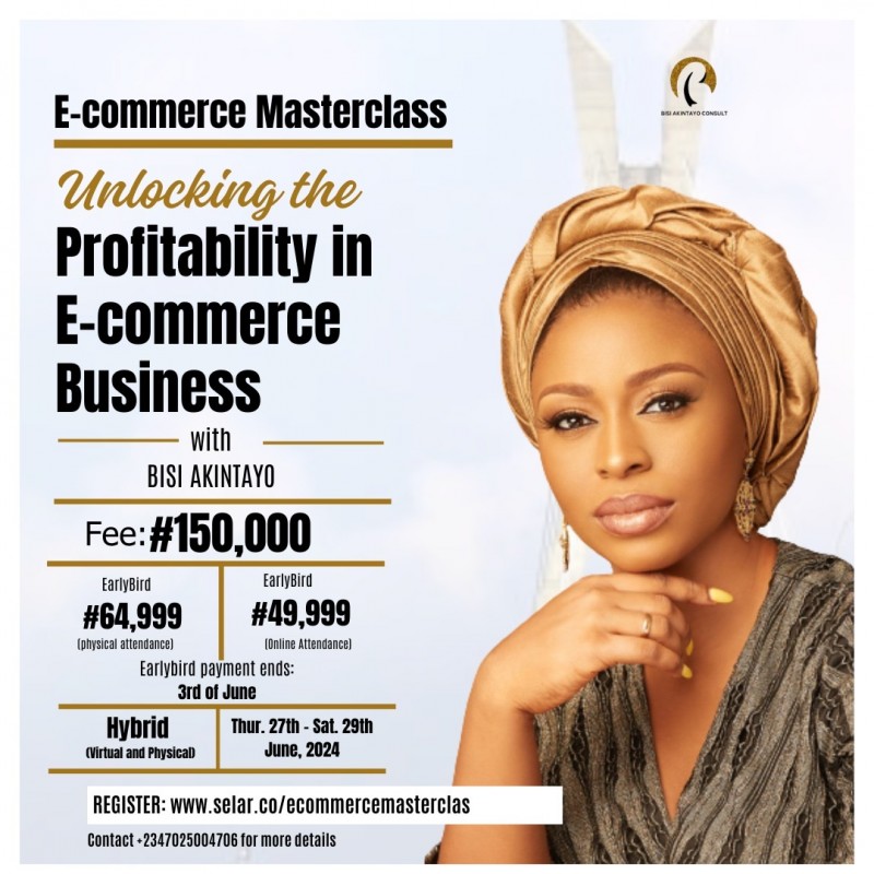 Buy E-COMMERCE MASTERCLASS by Bisi Akintayo on Selar