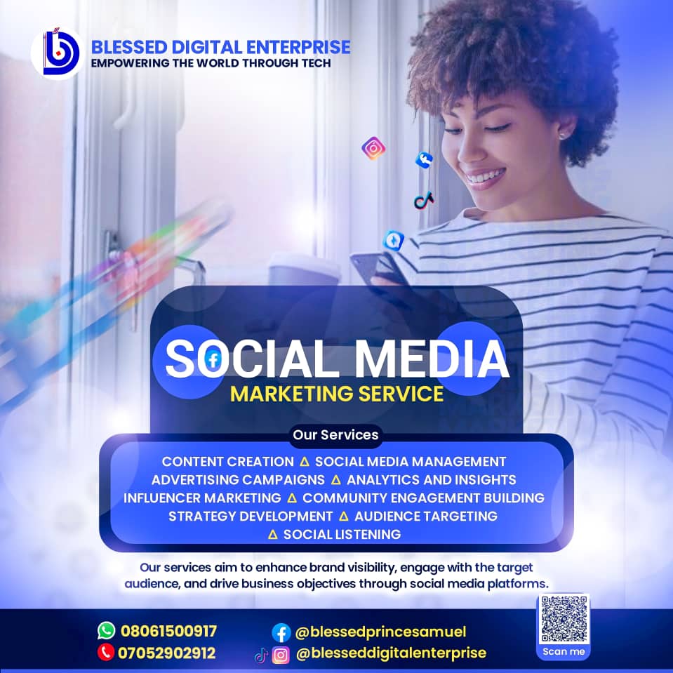 Buy DIGITAL/SOCIAL MEDIA MARKETING by BlessedDigital Enterprise on Selar