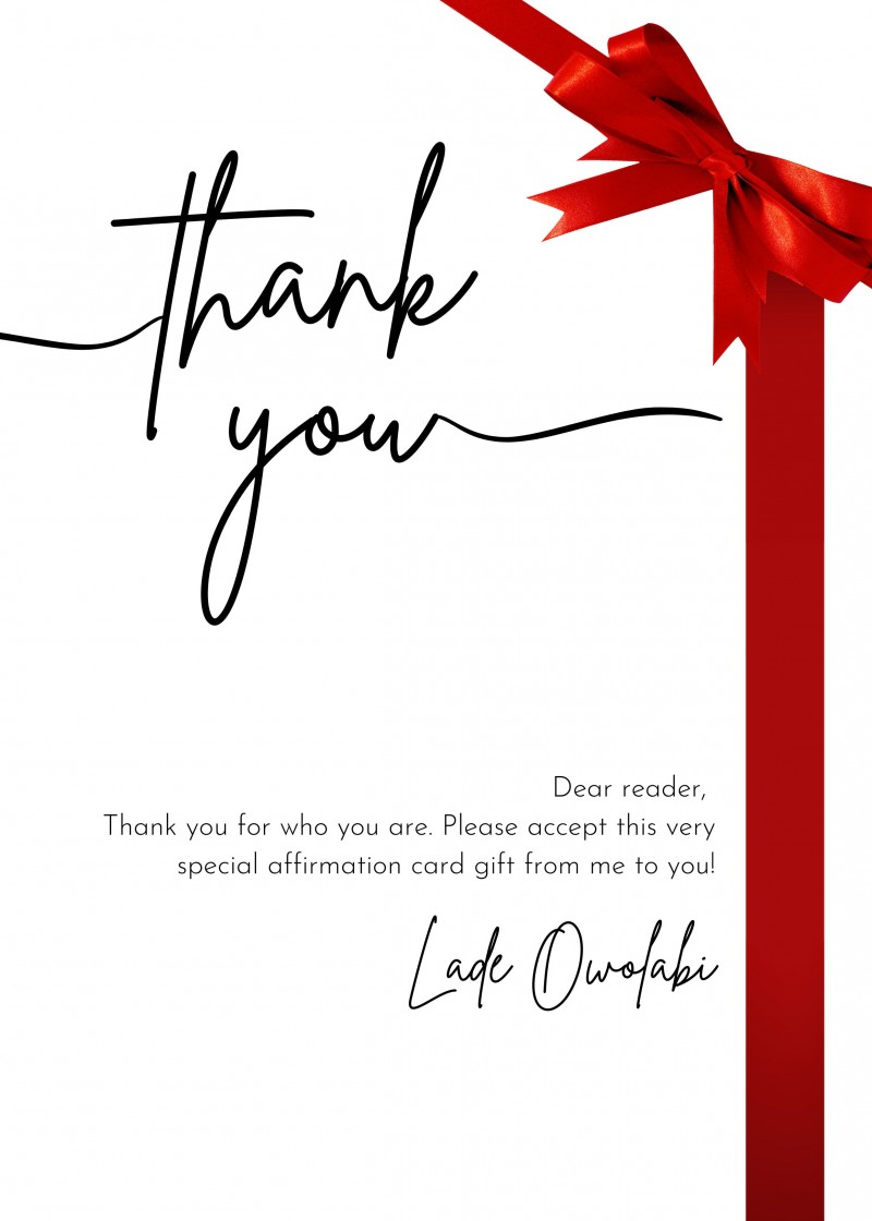 Get A SPECIAL GIFT FROM LADE by Lade Owolabi on Selar