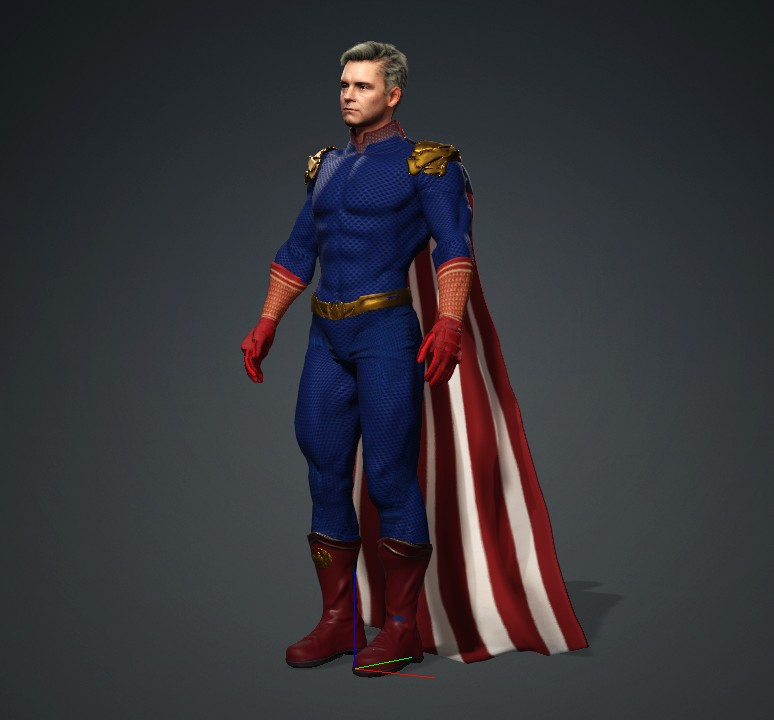 Get homelander 3d model by Brants 3D on Selar