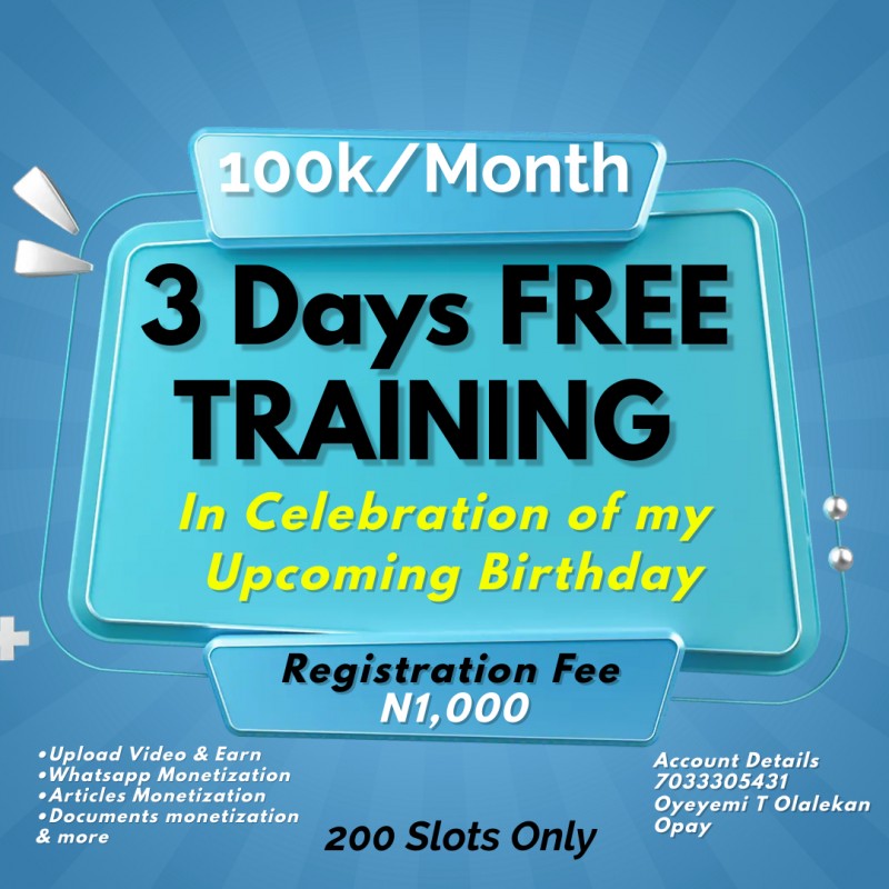 Buy 100k online monthly Income by BRIGHT SKILLS FOR AFRICA on Selar