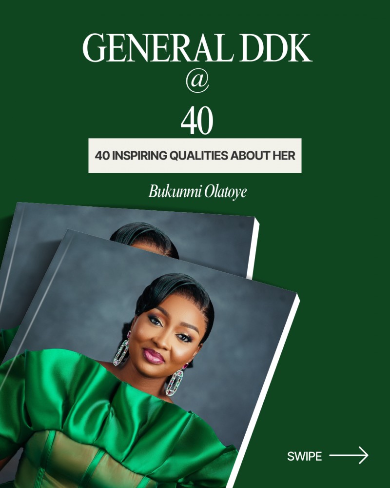 Get General DDK @40 - 40 Inspiring Qualities about Her by Olatoye Bukunmi Fisayo on Selar