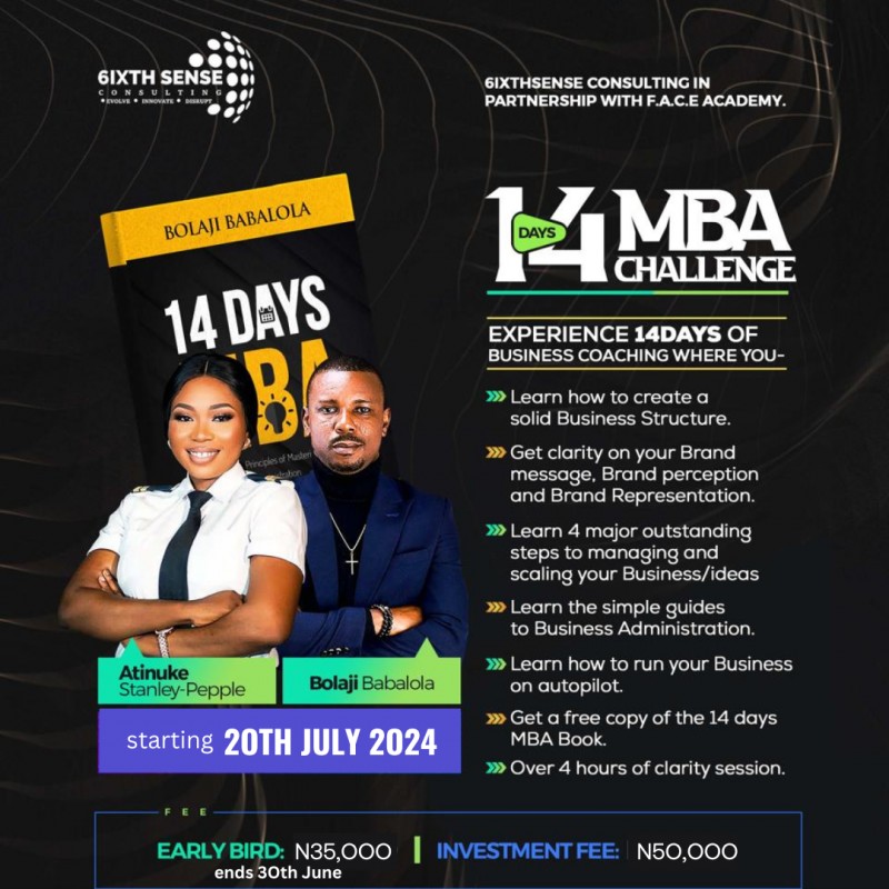 Get 14 Days MBA challenge by Captain Tk’s Online Store on Selar