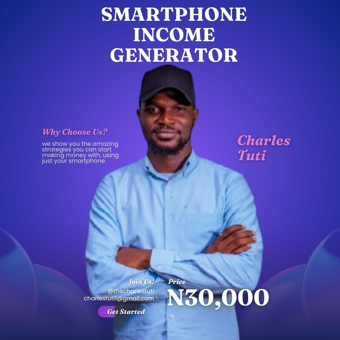 Buy Smartphone Income Generator copy by Charles Tuti on Selar