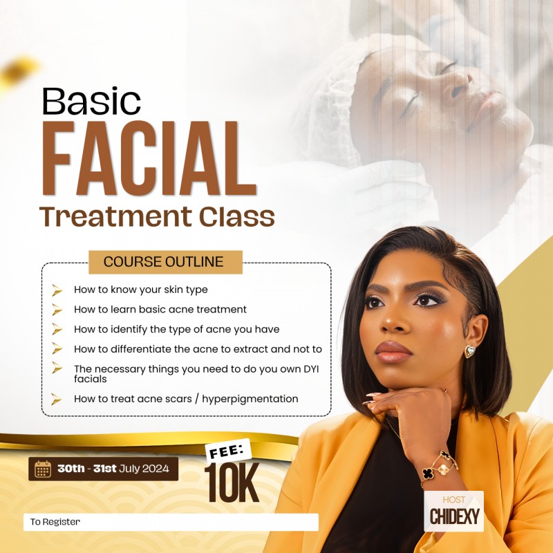 Buy Basic Facial Treatment Class by Chidimma Ibeh on Selar