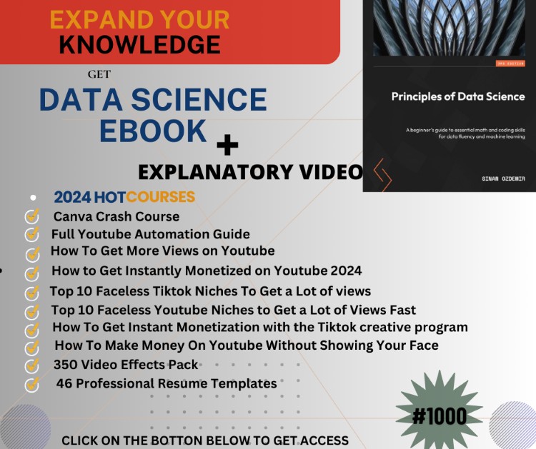 Buy DATA SCIENCE EBOOK WITH VIDEO AND COURSES IN SOCIAL MEDIA ...