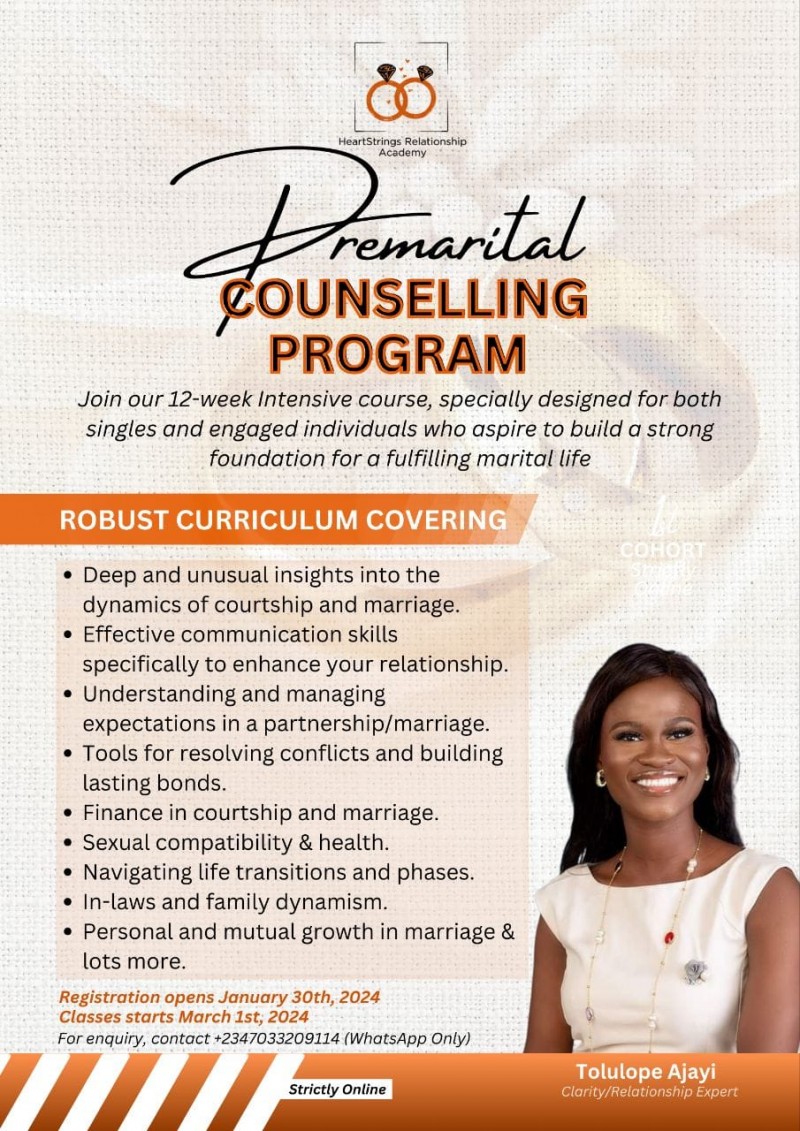 Buy Pre Marital Counselling Program by Growth Heralds Consulting on Selar