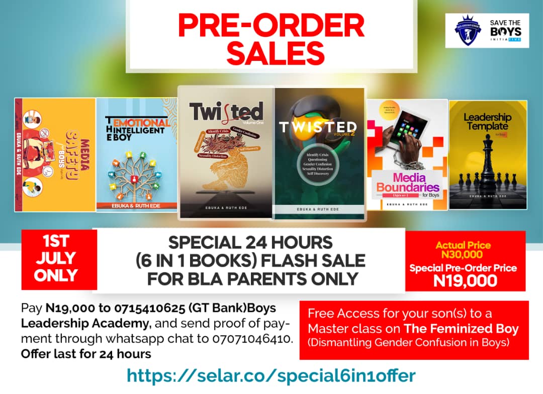Buy 24 HOURS 6 IN 1 FLASH SALE FOR BLA PARENTS by Coach Ebuka & Ruth ...