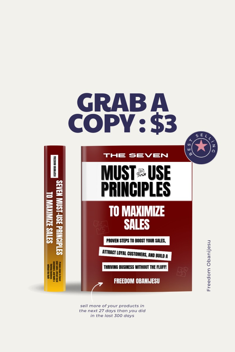 Buy The Seven Must-use Principles to Maximize Sales by Freedom ...