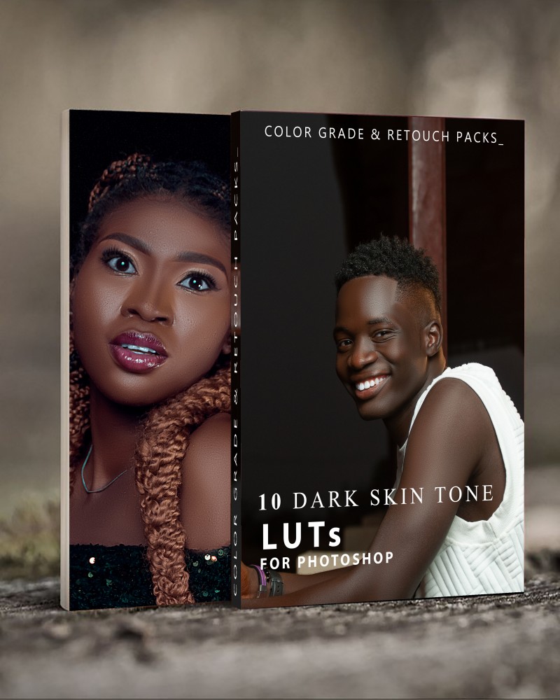 Buy 10 Dark skin tone LUTs by Color grade & Retouch packs on Selar