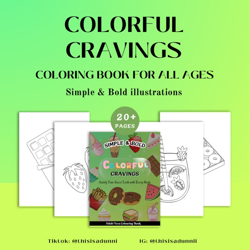 Buy Colorful Cravings Coloring Book (Physical Book) by Color with ...