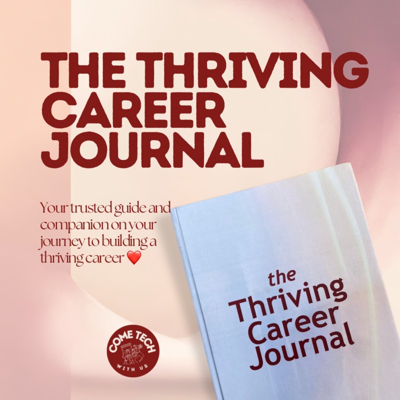 Buy The Thriving Career Journal (Hard Cover) - Bold Print by Come Tech ...