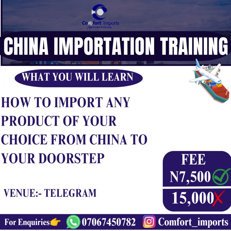 Buy CHINA IMPORTATION COURSE by Aikilola Janet Comfort on Selar