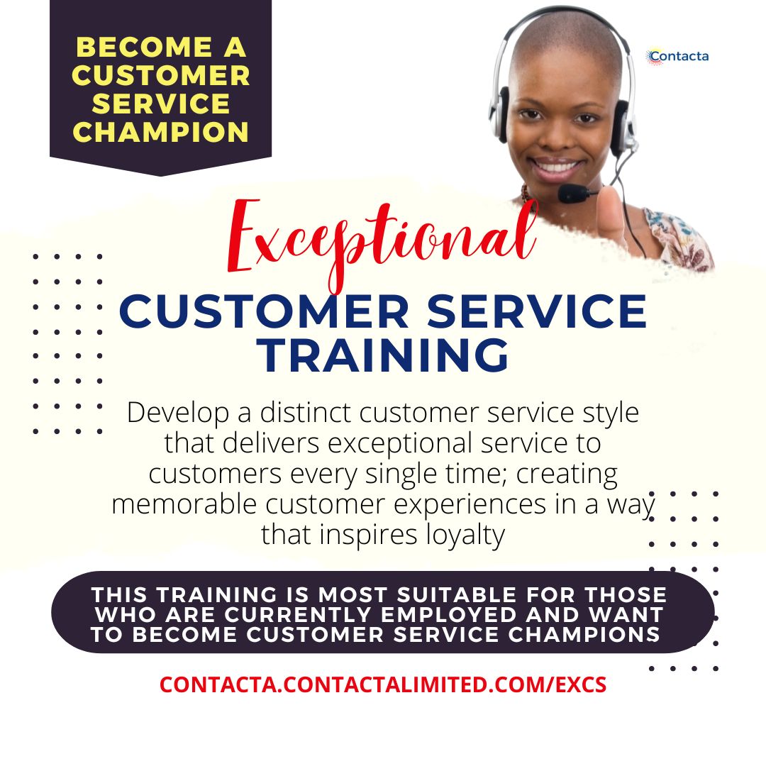 Buy EXCEPTIONAL CUSTOMER SERVICE TRAINING by Contacta Support Solutions on Selar
