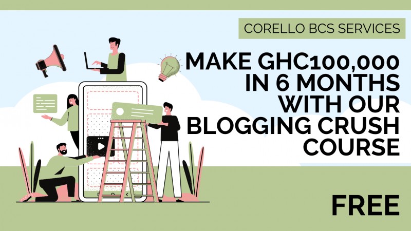 Get Free Blogging Crash Course: Introductory Edition by Corello BCS Services on Selar