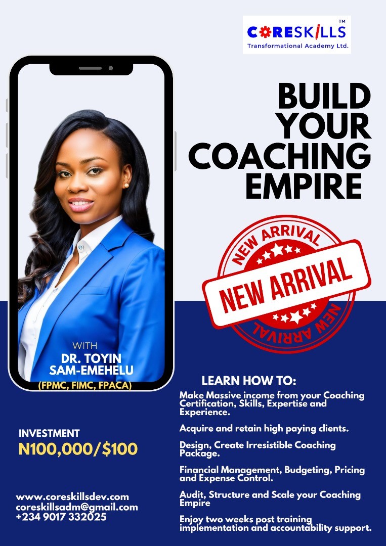 Buy Build your coaching empire by Coreskills Transformational Academy on Selar