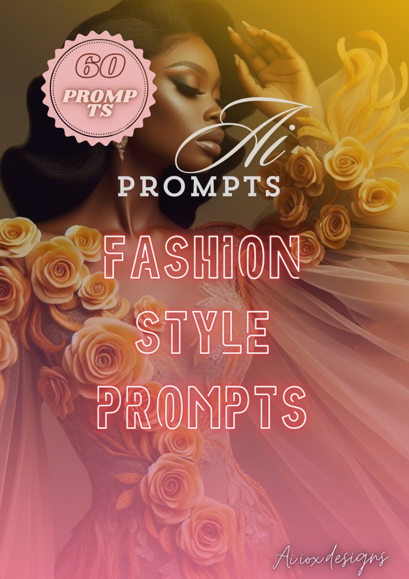 Buy Ai fashion prompt by Creative media on Selar