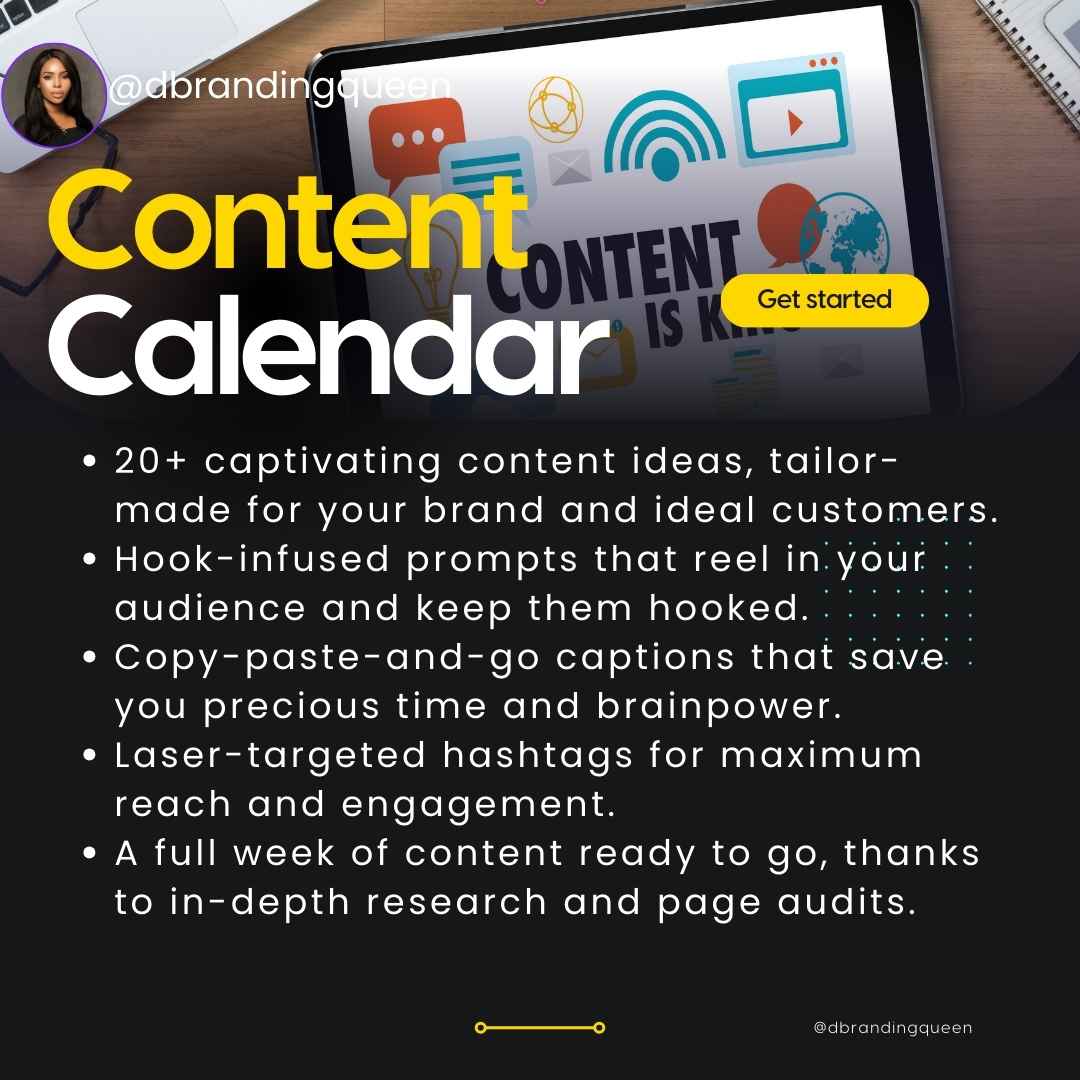 Buy Content Calendar by Grace Ese on Selar