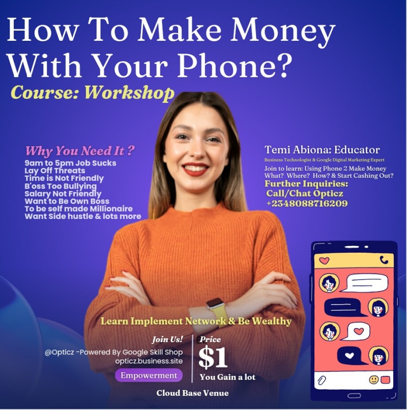 Buy How to Make Money With Your Phone by DFlourishingKids on Selar