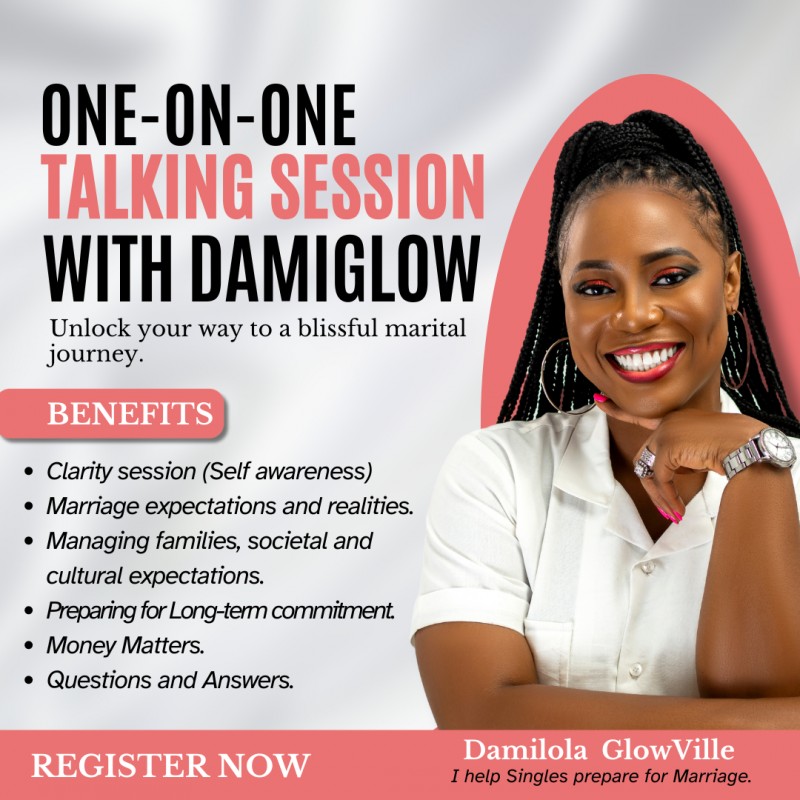 Buy One on One Talking Session With Singles by Damilola GlowVille on Selar