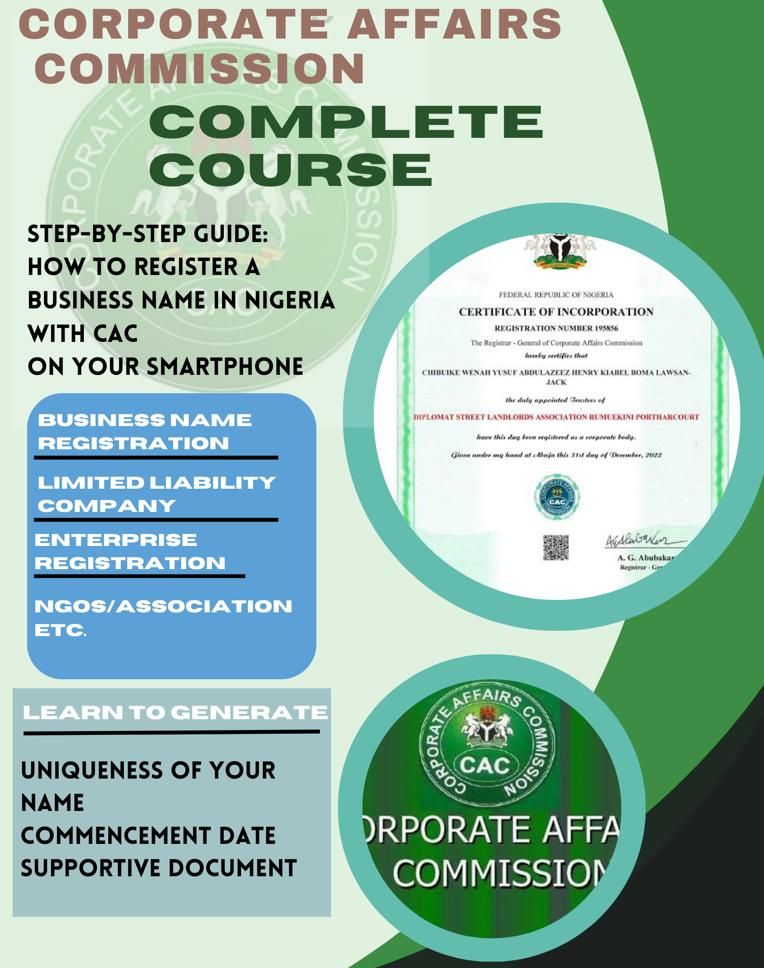 Buy CAC REGISTRATION. The simplest and fastest method by Enoch Danbaba ...