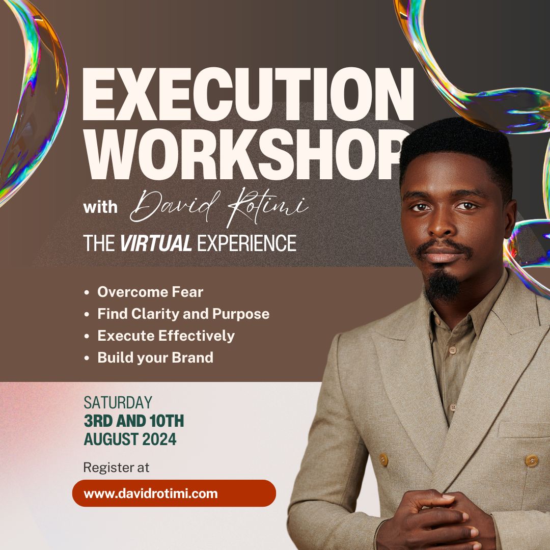 Buy Execution Workshop by David Rotimi on Selar