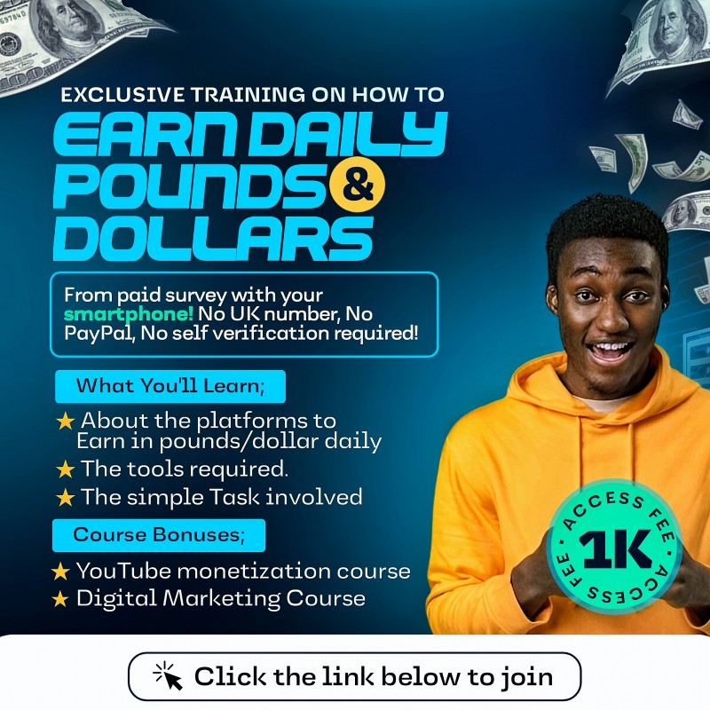 Buy EARN IN POUND BLUEPRINT by Digital Course on Selar