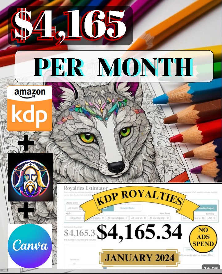 Buy THE $4K COLORING BOOK BLUEPRINT: AI-Powered Design & KDP Mastery by ...