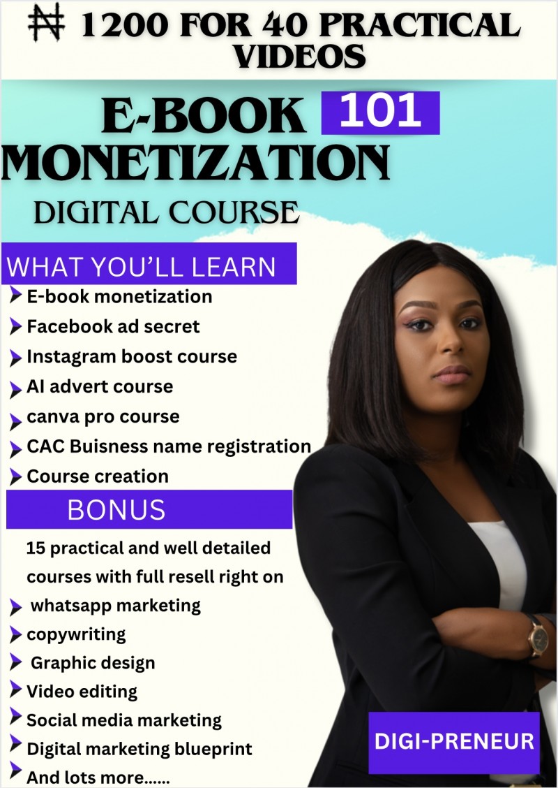 Buy EBOOK MONETIZATION by Affiliate_coach on Selar