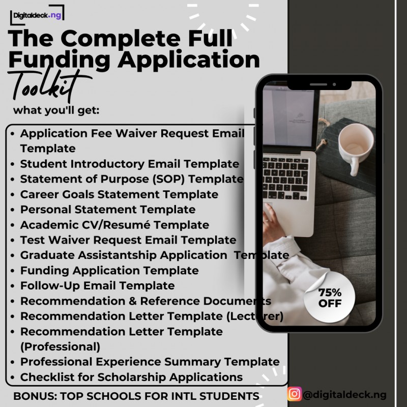 Buy The Complete Full Funding Application Toolkit by DIGITALDECK.NG on ...