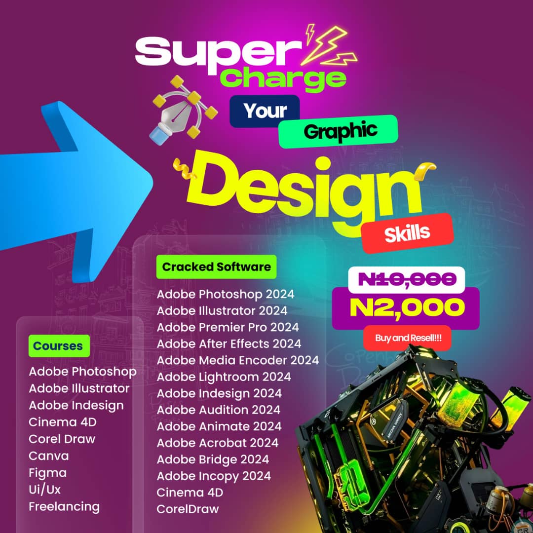 Buy 7-in-1 Graphics Design Bundle Pack copy by Obinna Igino Ibe on Selar