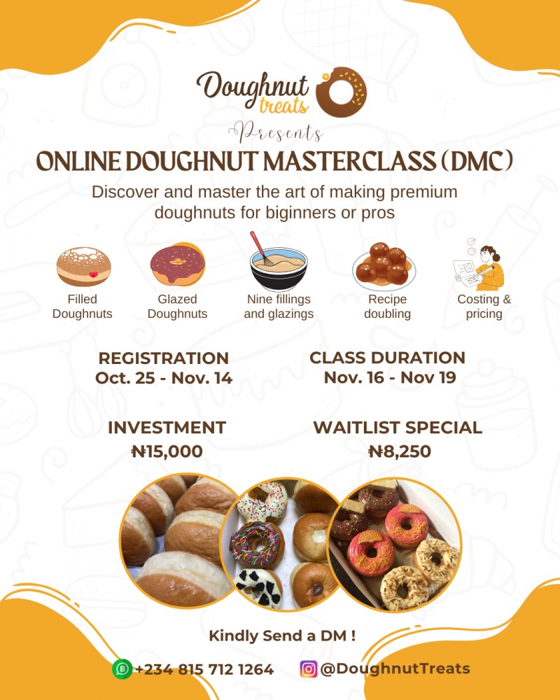 Buy Doughnut Masterclass by Doughnut Treats by Neeyah Brand on Selar