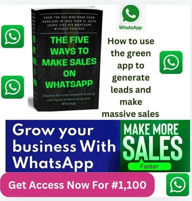 Buy The Five Ways To Generate Leads And Make Sales On WhatsApp by E D ...