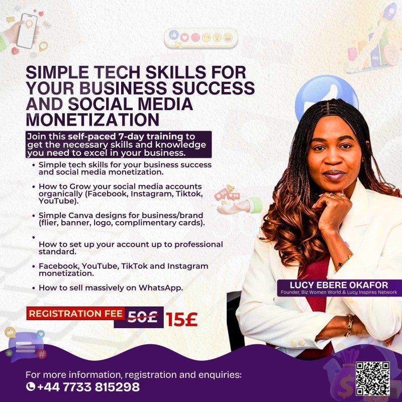Buy Simple Tech Skills for your Business Success and Social Media Monetization by Ebere Lucy ...
