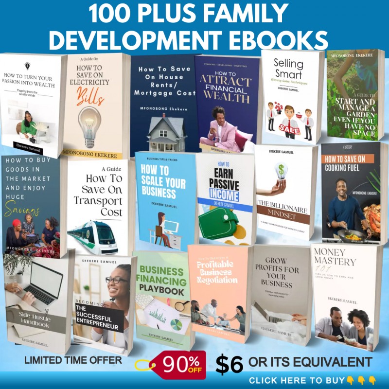Buy 100 FAMILY BOOKS BUNDLE (EBOOKS ONLY) (WORLDCLASS FAMILY RESOURCES, MARRIAGE TIPS, PARENTING ...
