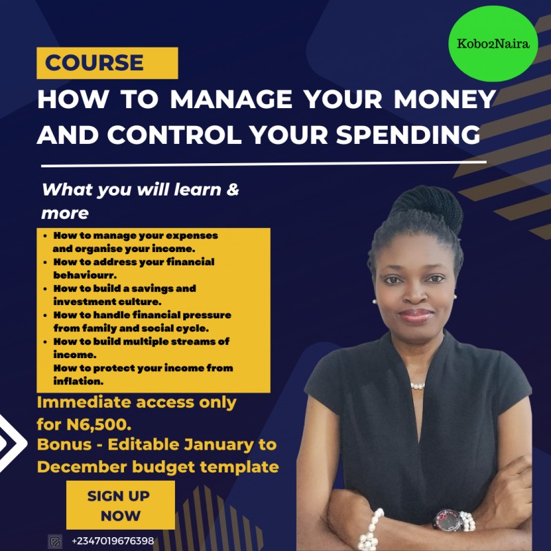 Buy PRACTICAL COURSE ON HOW TO MANAGE YOUR MONEY AND CONTROL YOUR ...