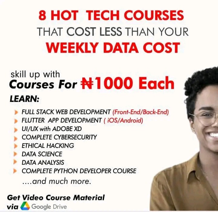 Buy GET ACCESS TO 8 HOT TECH COURSES by Social media Services Technologies on Selar