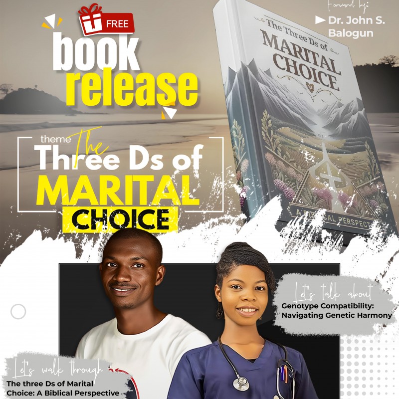 Get Free Book Release of 'The Three Ds of Marital Choice: A Biblical ...