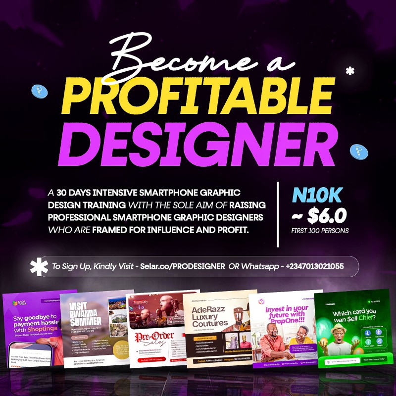 Buy Become a Profitable Designer by Ephraim Digitalz on Selar