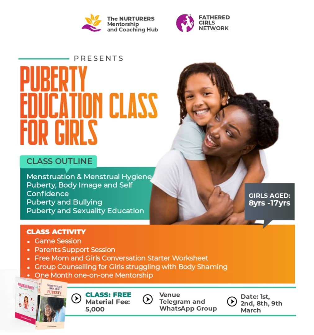 Buy PUBERTY EDUCATION CLASS by Muolokwu Esther on Selar