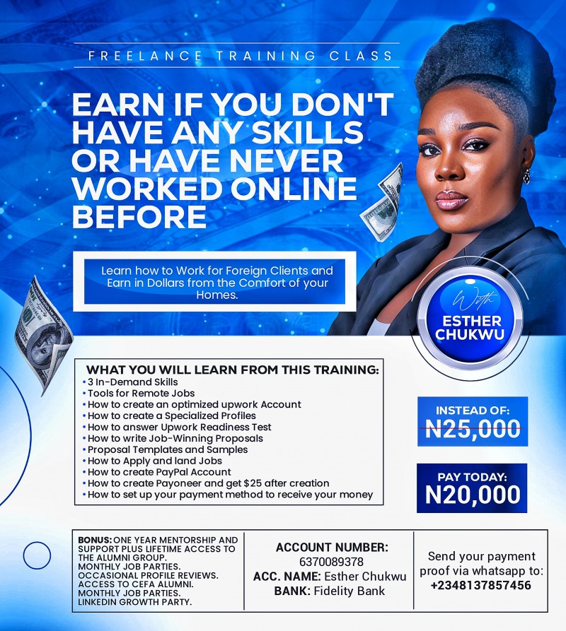 Buy Freelance Training by Esther Chukwu on Selar