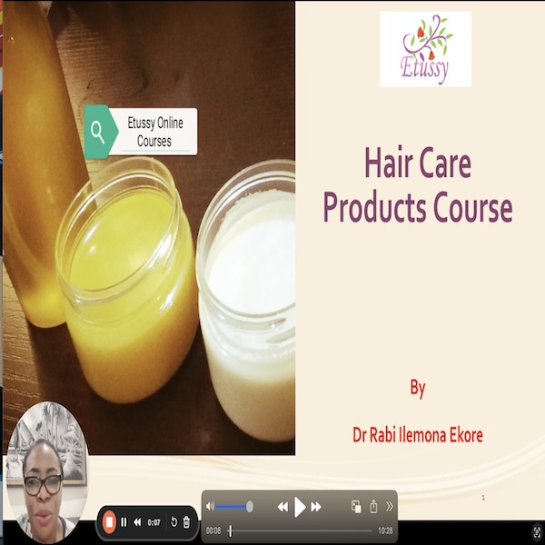 Buy How to Make Hair Care Products by Etussy Online Cosmetics and Skin Care Products Courses on ...